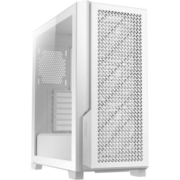 Antec P20C White Mesh Tempered Glass Mid-Tower E-ATX Case, Type-C 3.2 ...